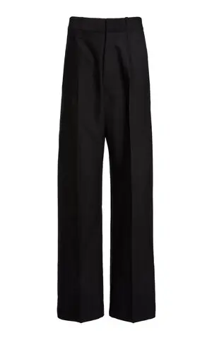 Victoria Beckham Black Wash Pants For Women