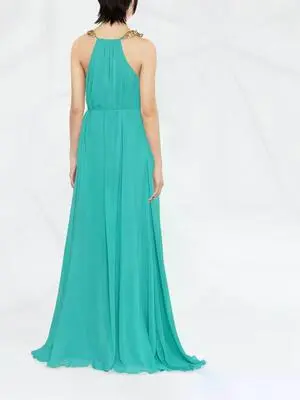 Patrizia Pepe Chain-link Neck Strap Dress