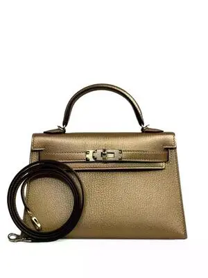 Hermès 2025 Mini Kelly Sellier 20 Handbag - Gold