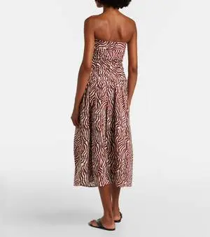 Proenza Schouler Printed Cotton-blend Midi Skirt