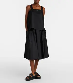 Prada Matelasse Leather Platform Sandals