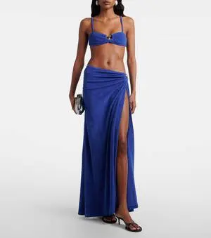 Christopher Esber Cotton-blend Terry Maxi Skirt