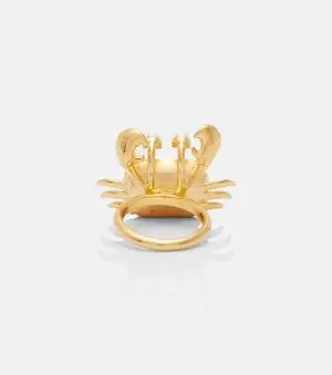 Oscar De La Renta Crab Embellished Ring