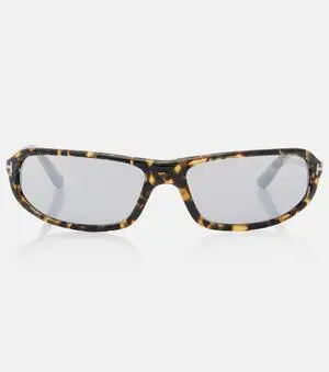 TOM FORD Addison Thin Flat-top Sunglasses