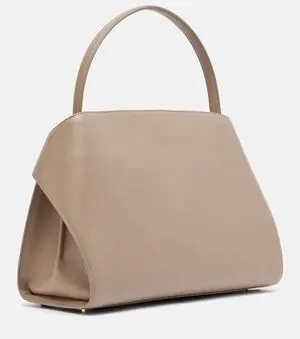 FERRAGAMO Hug Soft Medium Leather Shoulder Bag - Beige
