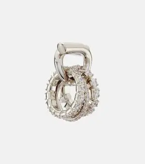 FERRAGAMO Gancini Crystal-embellished Drop Earrings