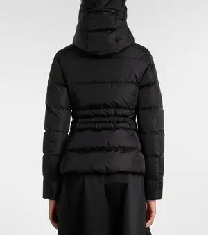Moncler Quilted Down Jacket With Drawstring Hood