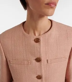 BLAZÉ MILANO Shamo Cotton-blend Jacket - Pink