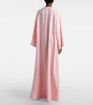 Carolina Herrera Embroidered Floral Kaftan