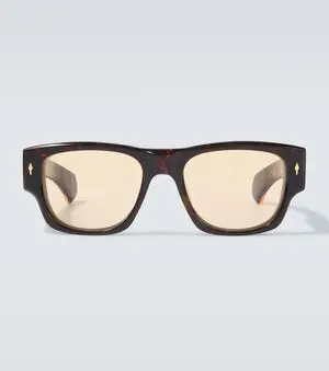 JACQUES MARIE MAGE Dino Square Sunglasses - Brown