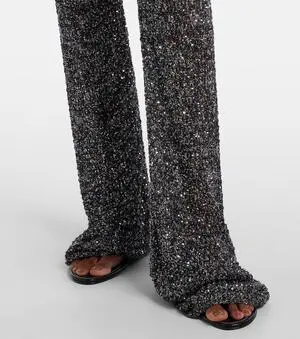 Missoni Sequined Lame Flared Pants