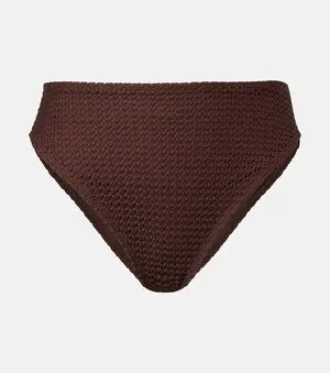MONTCE Paula Crochet Bikini Bottoms - Brown