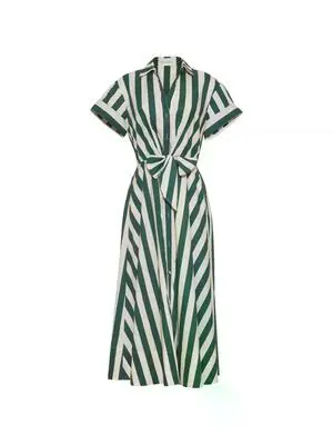 Cara Cara Asbury Striped Shirt Midi Dress