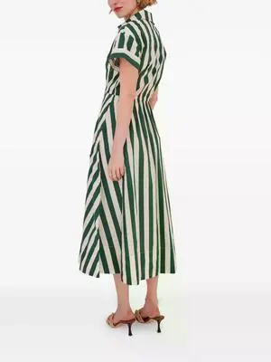 Cara Cara Asbury Striped Shirt Midi Dress