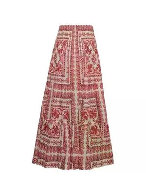 Cara Cara Emilia Scarf-print Maxi Skirt