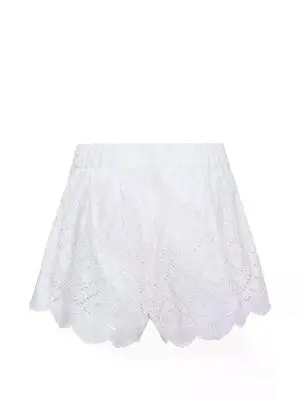 Cara Cara Eyelet Shorts - White