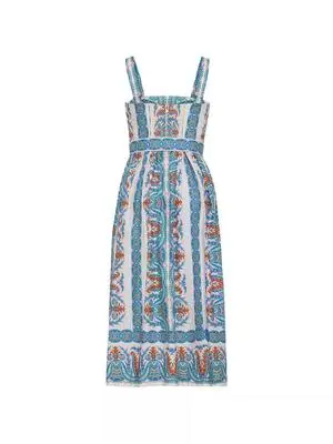 Cara Cara Julie Paisley-print Midi Dress