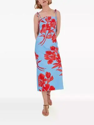 Cara Cara Chelsea Floral Print Midi Dress