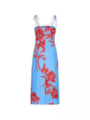 Cara Cara Chelsea Floral Print Midi Dress