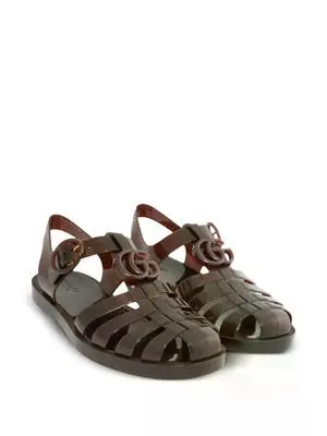 Gucci Double G Rubber Sandals