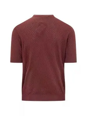 FILIPPO DE LAURENTIIS Checkerboard Knit Sweater