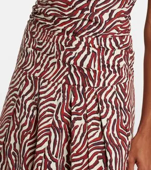 Proenza Schouler Printed Cotton-blend Midi Skirt