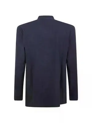 ESCAPISTA Nelson Bib-front Band-collar Shirt