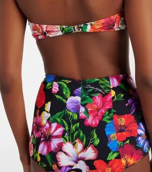 Dolce & Gabbana Bow-detail Floral Bikini