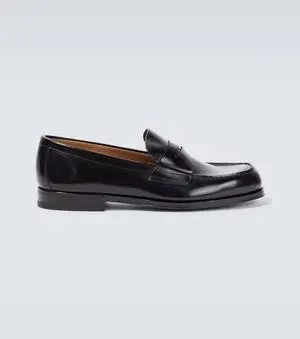 Prada Prada Leather Loafers Black