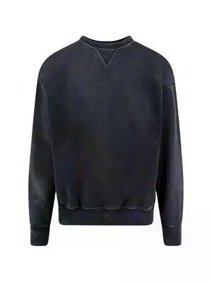 MAISON MARGIELA Faded Effect Logo Embroidered Sweater