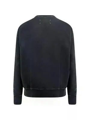 MAISON MARGIELA Faded Effect Logo Embroidered Sweater