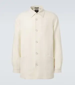 Zegna Single Breasted Overshirts For Men