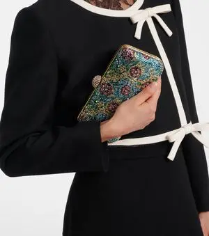 Valentino Garavani Carry Secrets Embellished Clutch