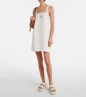 Prada Matelassé Leather Platform Sandals - White