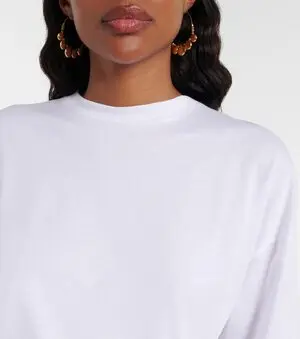 Christopher Esber Silk-trimmed Cotton Beach Cover-up - White
