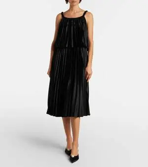 Noir Kei Ninomiya Satin Midi Dress