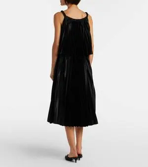 Noir Kei Ninomiya Satin Midi Dress