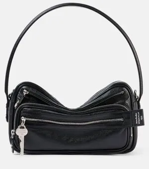 Acne Studios Leather Shoulder Bag - Black