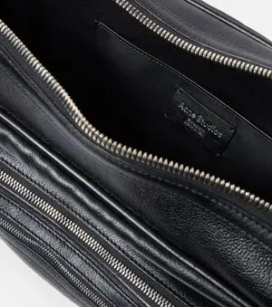 Acne Studios Leather Shoulder Bag - Black