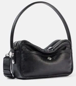 Acne Studios Leather Shoulder Bag - Black