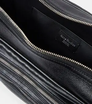 Acne Studios Leather Shoulder Bag - Black