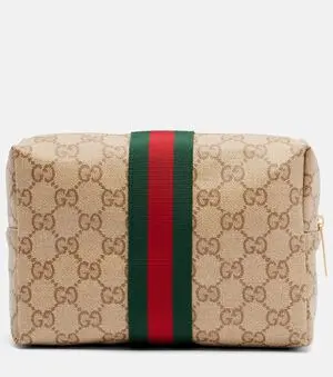 Gucci Gg Canvas Mini Pouch - Beige