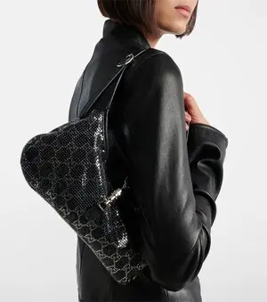 Gucci Jackie Slim Gg Chainmail Top-handle Bag