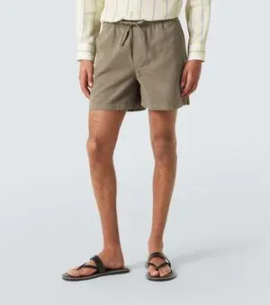 FRAME Cotton Canvas Shorts