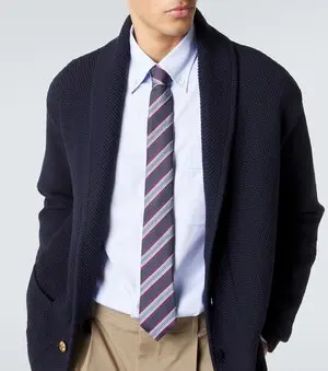 Valentino Garavani Virgin Wool Shawl Collar Cardigan