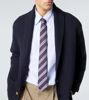 Valentino Garavani Virgin Wool Shawl Collar Cardigan