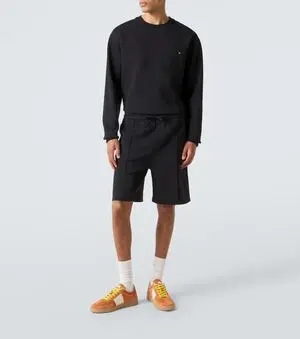 Valentino Garavani Cotton-blend Jersey Sweatshirt With Chest Pocket