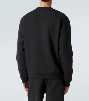 Valentino Garavani Cotton-blend Jersey Sweatshirt With Chest Pocket