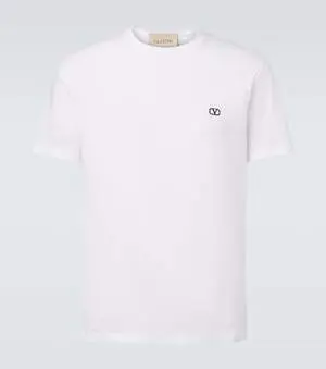 Valentino Garavani Vlogo Cotton Jersey T-shirt - White