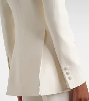 Elie Saab Floral Blazer - White